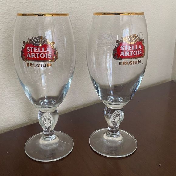 Kitchen | Set Of2 Stellaartois Belgian Chalice Glass | Poshmark